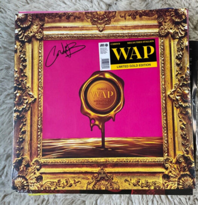 Cardi B Feat. Megan Thee Stallion WAP - 2020 Atlantic Hip Pop 12" GOLD ...