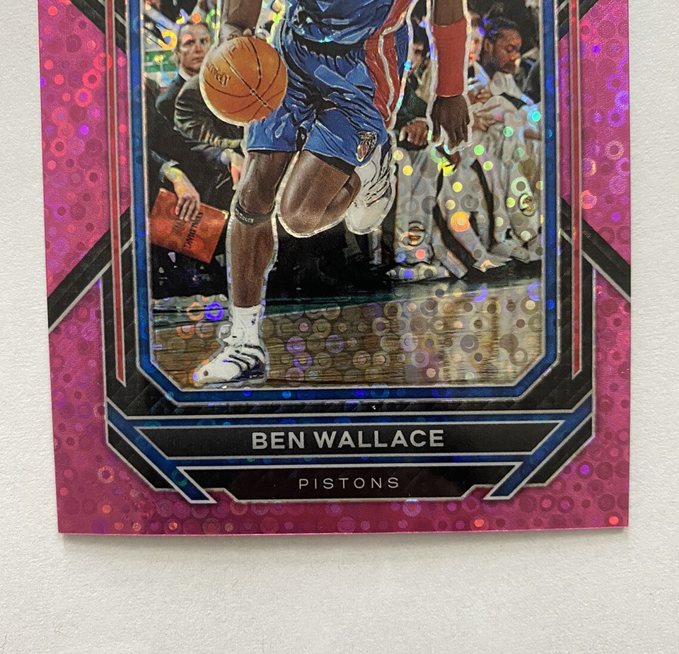 2022-23 Panini Prizm Fast Break Pink Prizm /50 Ben Wallace #277 Detroit ...