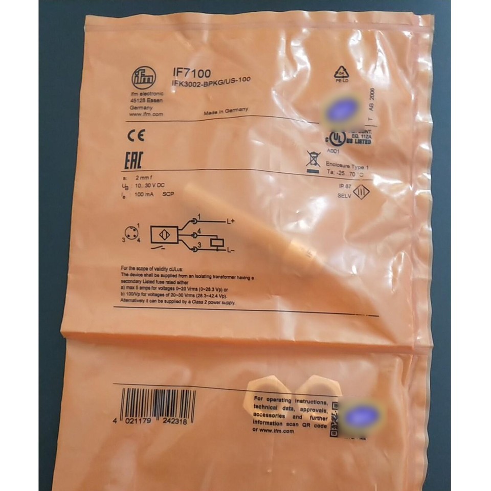 One New IFM IF7100 Proximity switch sensor Fast Ship | eBay