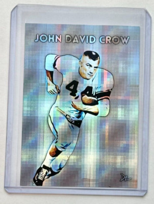 John David Crow Limited Artist Signed "Texas A&M Aggies" Refractor Card ...