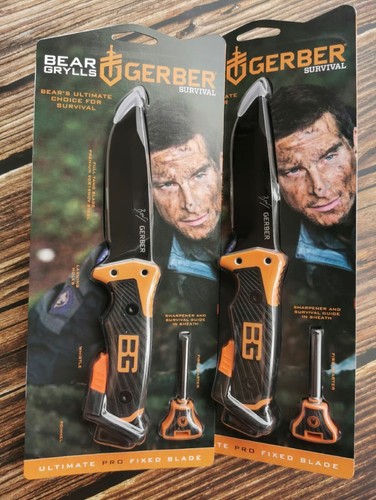Bear Grylls Gerber Survival Ultimate Pro Fixed Blade With Packaging ...