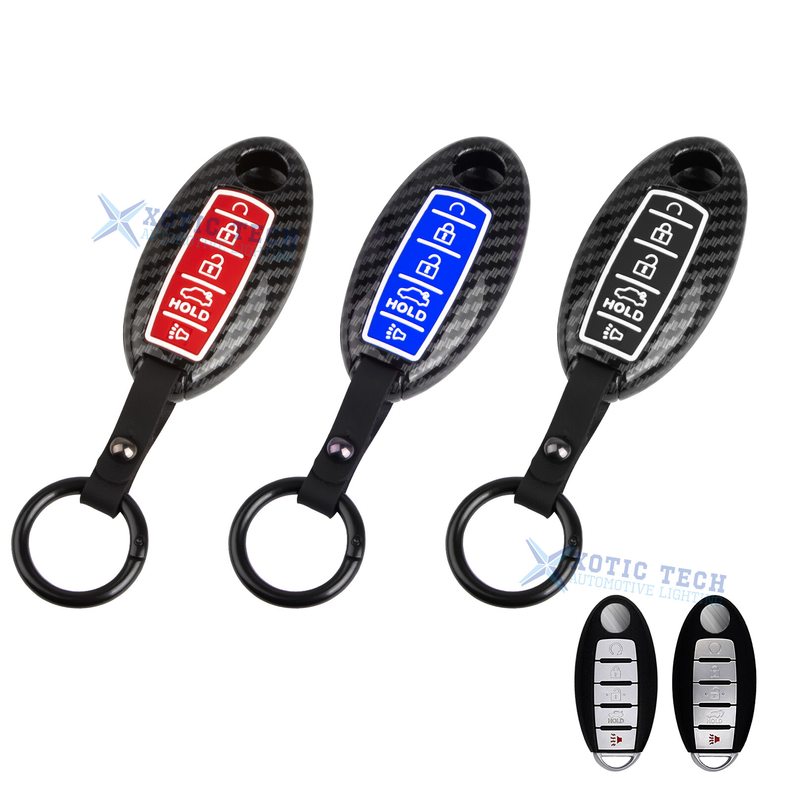 Key Fob Protector Skin Holder Cover For Infiniti QX30 QX70 G37 Nissan ...