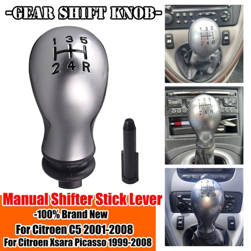 5 Speed Gear Shift Knob Shifter For Citroen Xsara Picasso 1999-2010 C5 ...