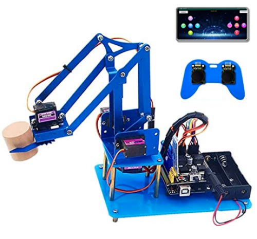 KEYESTUDIO Robot Arm Starter Kit for Arduino,4DOF Electronic Coding B ...