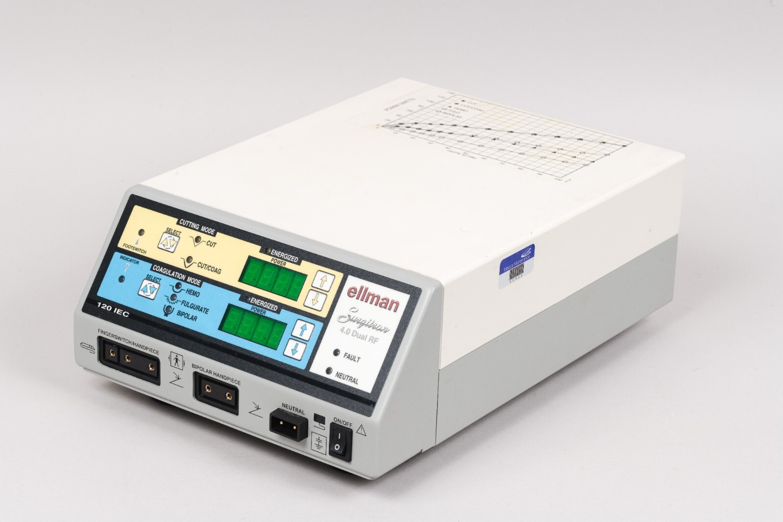 Ellman Surgitron 4.0 Dual RF HF Radiosurgical Generator 120 IEC 2480234 ...