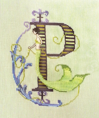 Nora Corbett Cross Stitch Pattern - Letters From Mermaids Alphabet ...