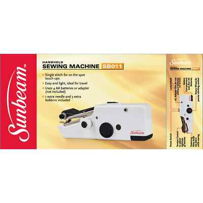 New Sunbeam Handheld Cordless Sewing Machine | eBay