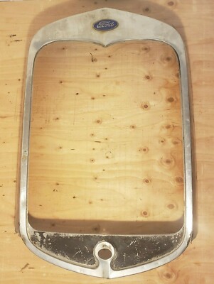 1930s Ford Model A Radiator Shell Grille | Genuine OEM | Silver | Front ...