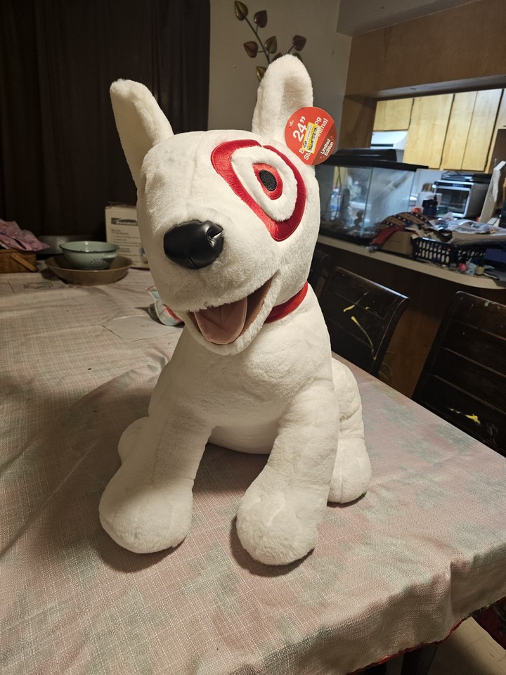 24” Inch Bullseye Target Plush STUFFED Dog Toy Limited Edition | eBay