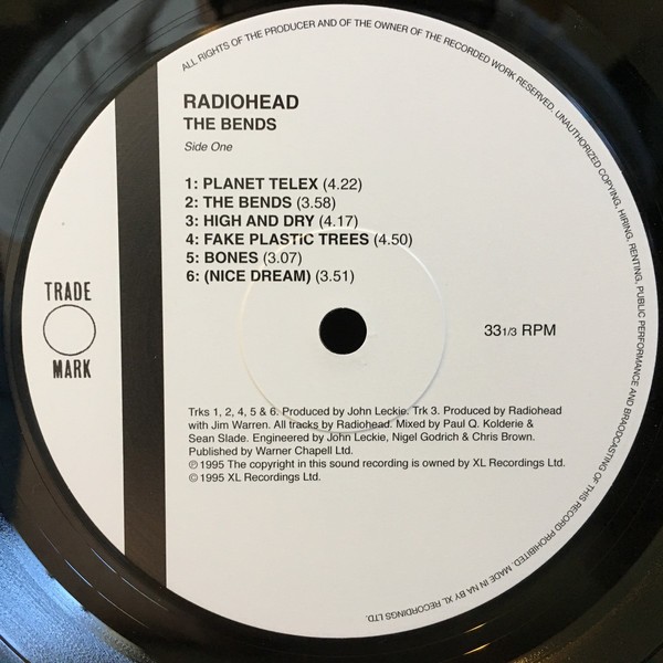 Radiohead - The Bends (LP) (2016) [New Vinyl] | eBay UK