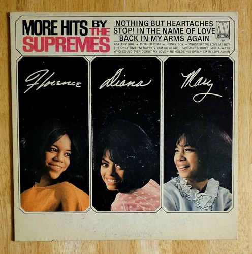 More Hits By The Supremes Vintage Vinyl LP Record VG+ Diana Ross Motown ...