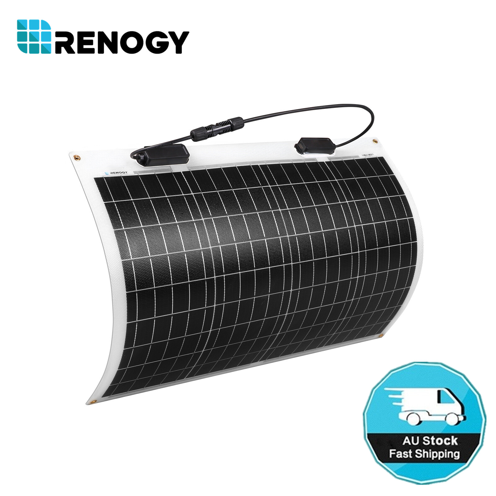 Renogy 50W 100W 175W Watt Highly Flexible Solar Panel Caravan RV 12V ...