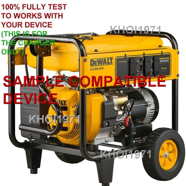 WALL Charger AC adapter FOR DXGNR7000 DEWALT power generator 7000 WATT ...