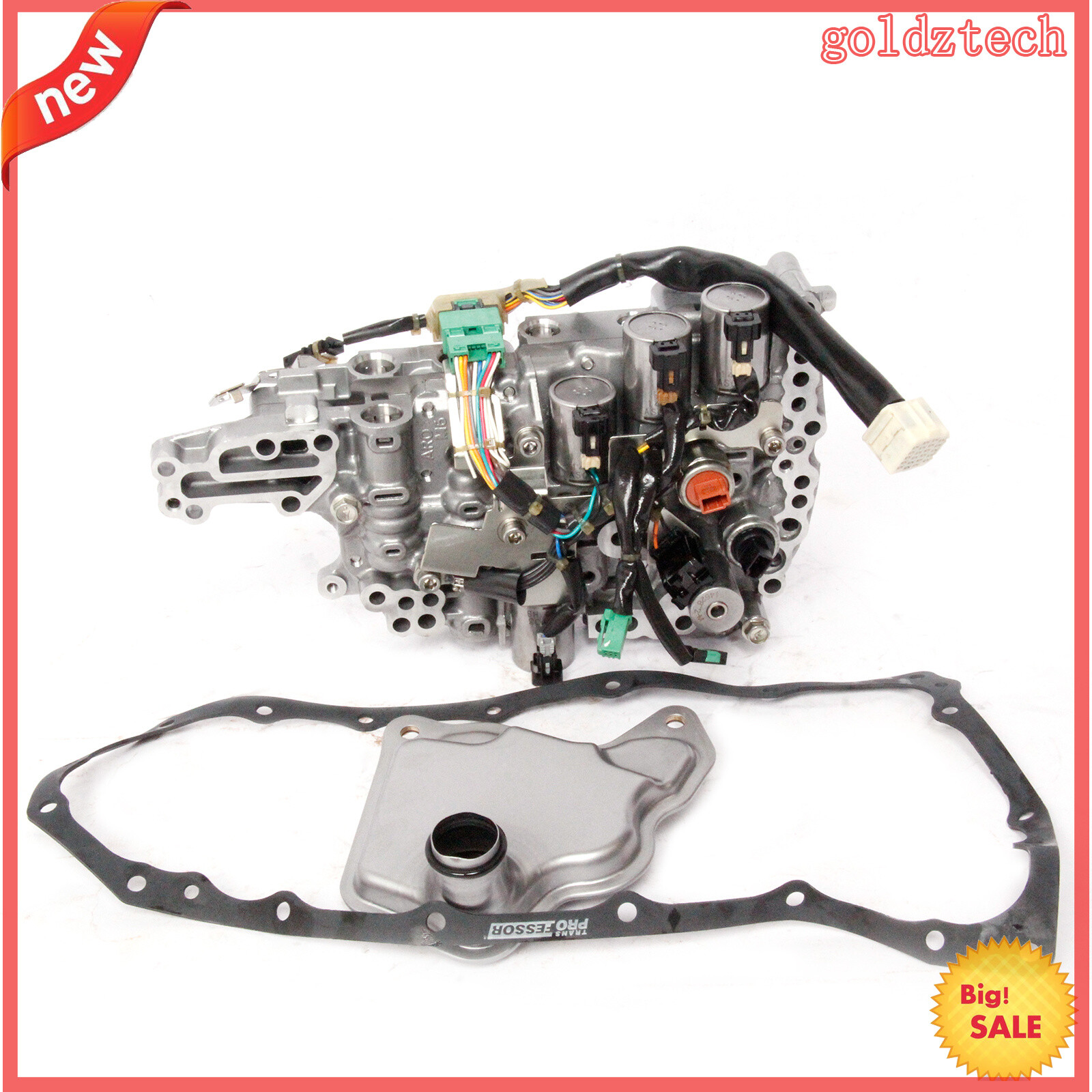 JF016E CVT Transmission Valve Body W Solenoids & Filter Kit For Nissan ...