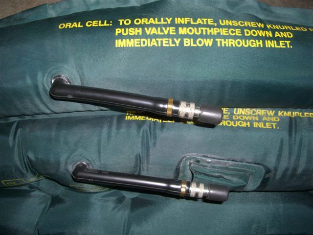 Military LRU-18/U “Vee Bottom” or “Canoe” Life Raft Assembly with CO2 ...