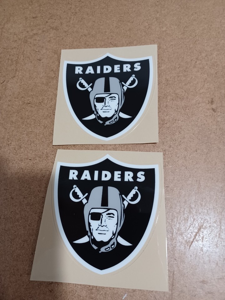 OAKLAND RAIDERS FULL SIZE FOOTBALL HELMET DECALS 20 MILS | eBay