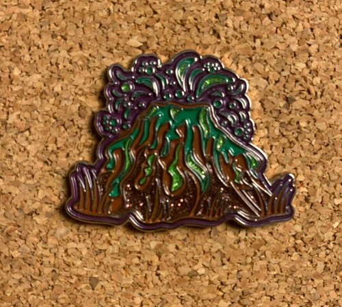 Twiddle Wasabi Eruption Pin original run of 100 Rare Purple & Green | eBay