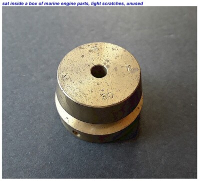 1x Vintage RC Boat KnK Model Japan Heavy Brass Flywheel f/ OS .30 FS30 ...