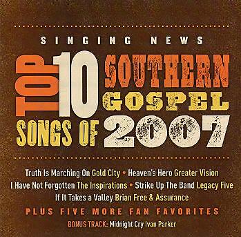 Top 10 Southern Gospel Songs Of 2007 - Various Artists - CD 27072807122 ...