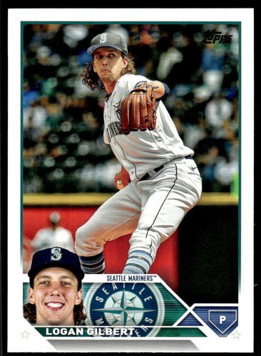 2023 Topps 424 Logan Gilbert Seattle Mariners Baseball Card | eBay