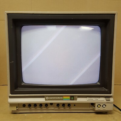 Commodore 1702 Monitor Vintage 1984 (Powers On) No Flip Cover -USED- | eBay