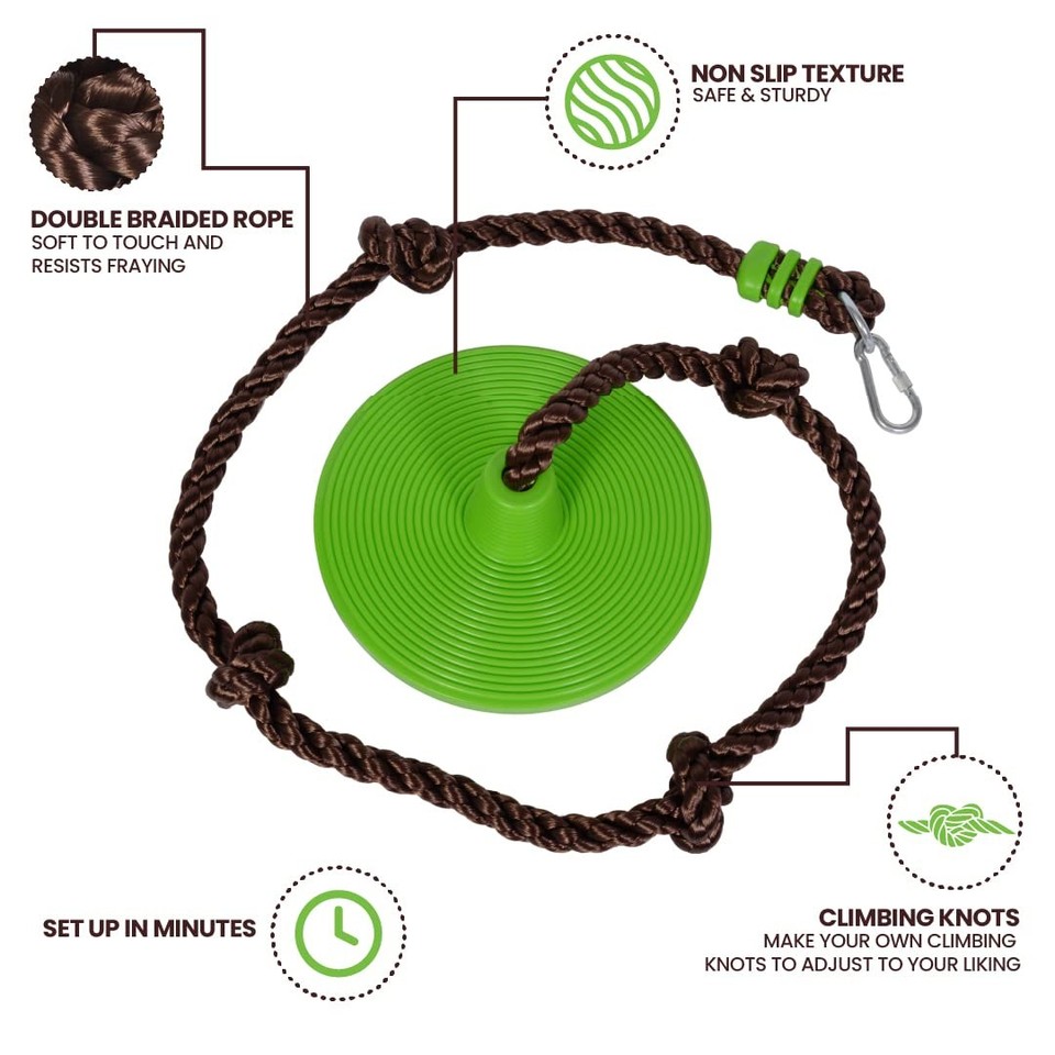 Disco Tree Swing - Swing Sets for Backyard, Outdoor Swing, Swingset ...