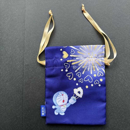 DORAEMON SNOW HASUI COLLABORATION POUCH DRAWSTRING BAG SMALL ITEMS | eBay