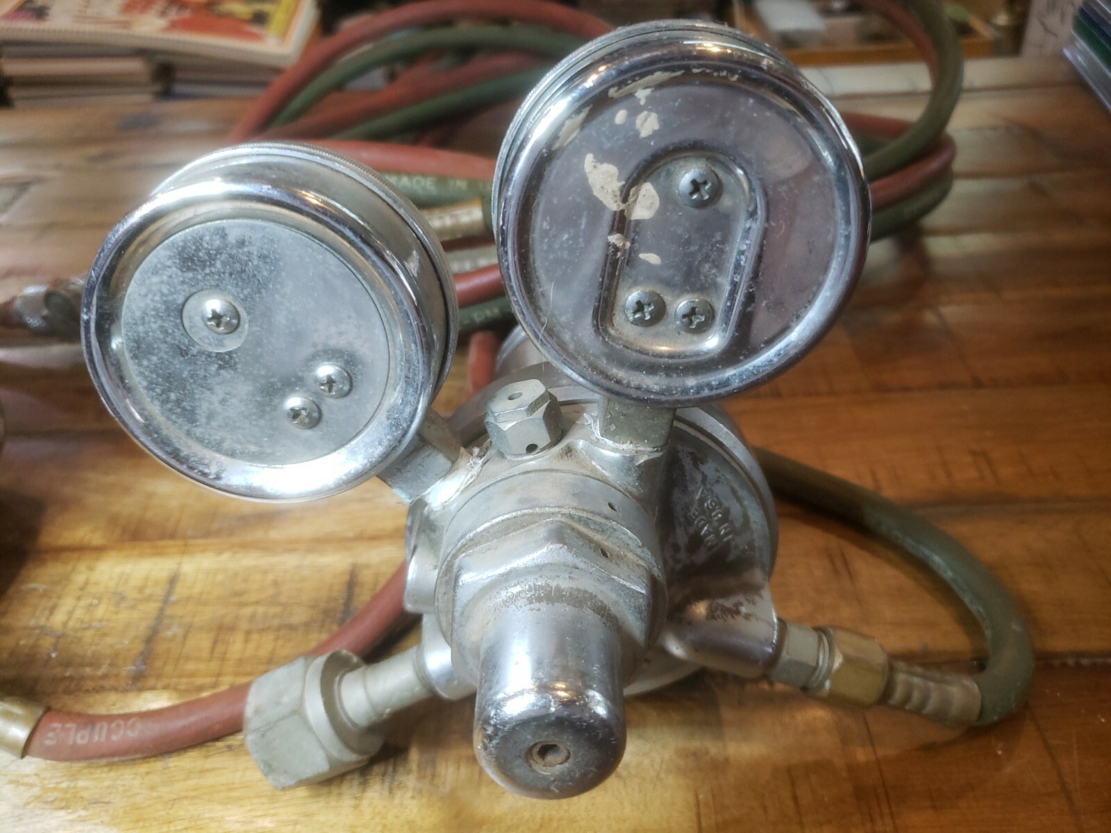 Harris Eutectic Maintenence Monitor Regulators and welding torch. Used ...