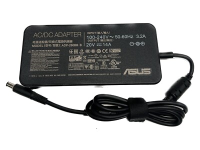 New 20V 14A 280W AC Adapter Charger For ASUS ROG Swift PG35VQ LED ...