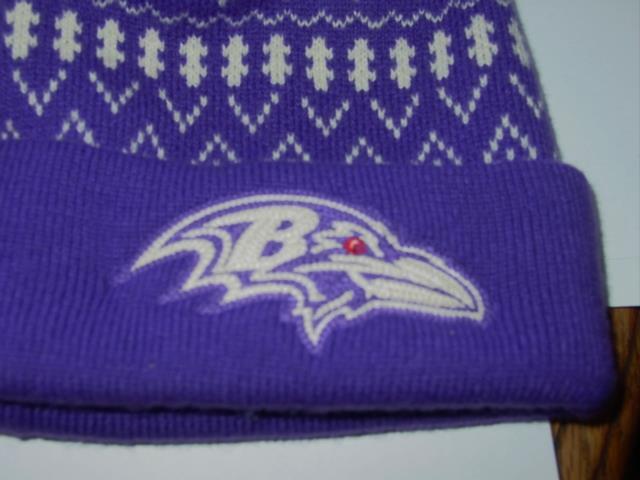 '47 Brand - BALTIMORE RAVENS Knit Winter Hat / Beanie Pom - NFL Purple ...