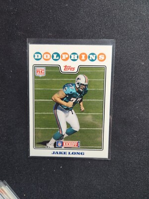 2008 Topps Football Jake Long RC #210 | eBay