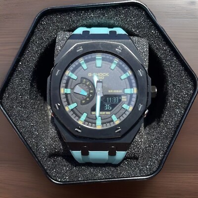 CUSTOM CasiOak GA2100 Watch G-Shock CasioOak AP Offshore Style Tiffany ...