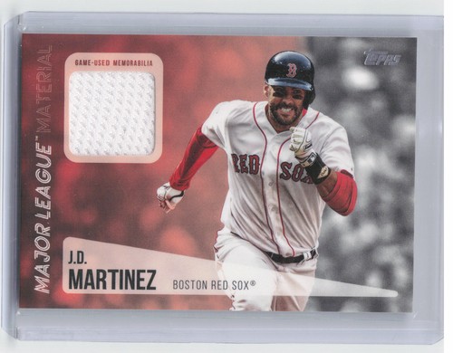 2019 Topps Update #MLM-JM J.D. Martinez Major League Material | eBay