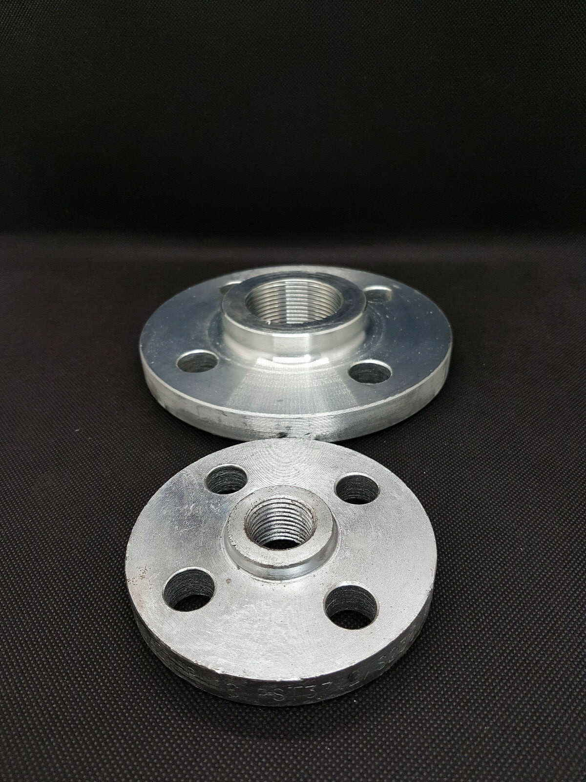 Flansch mit Gewinde Gewindeflansch Stahl verzinkt DIN 2566 PN10/16 DN ...