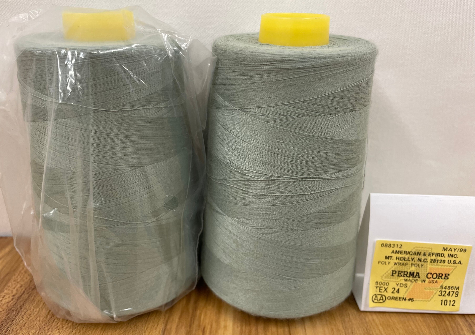 A&E Perma Core Tex 24 Green #5 #32479, 3 cones, 3800-6000 yds each | eBay