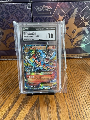 CGC PSA 10 M Mega Charizard EX XY Generations Pokemon Card 12/83 Mint ...