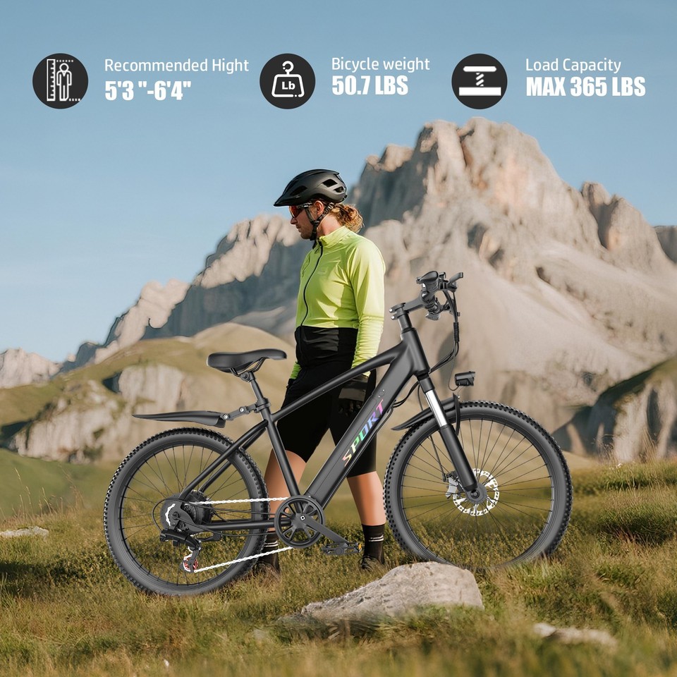 1500W Peak Electric Bike for Adults 30MPH Commuter Ebike Electric ...