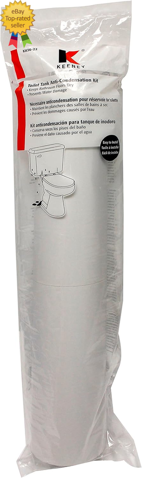 K836-22 Anti-Condensation Toilet Tank Liner Insulation Kit, Prevents Water | eBay