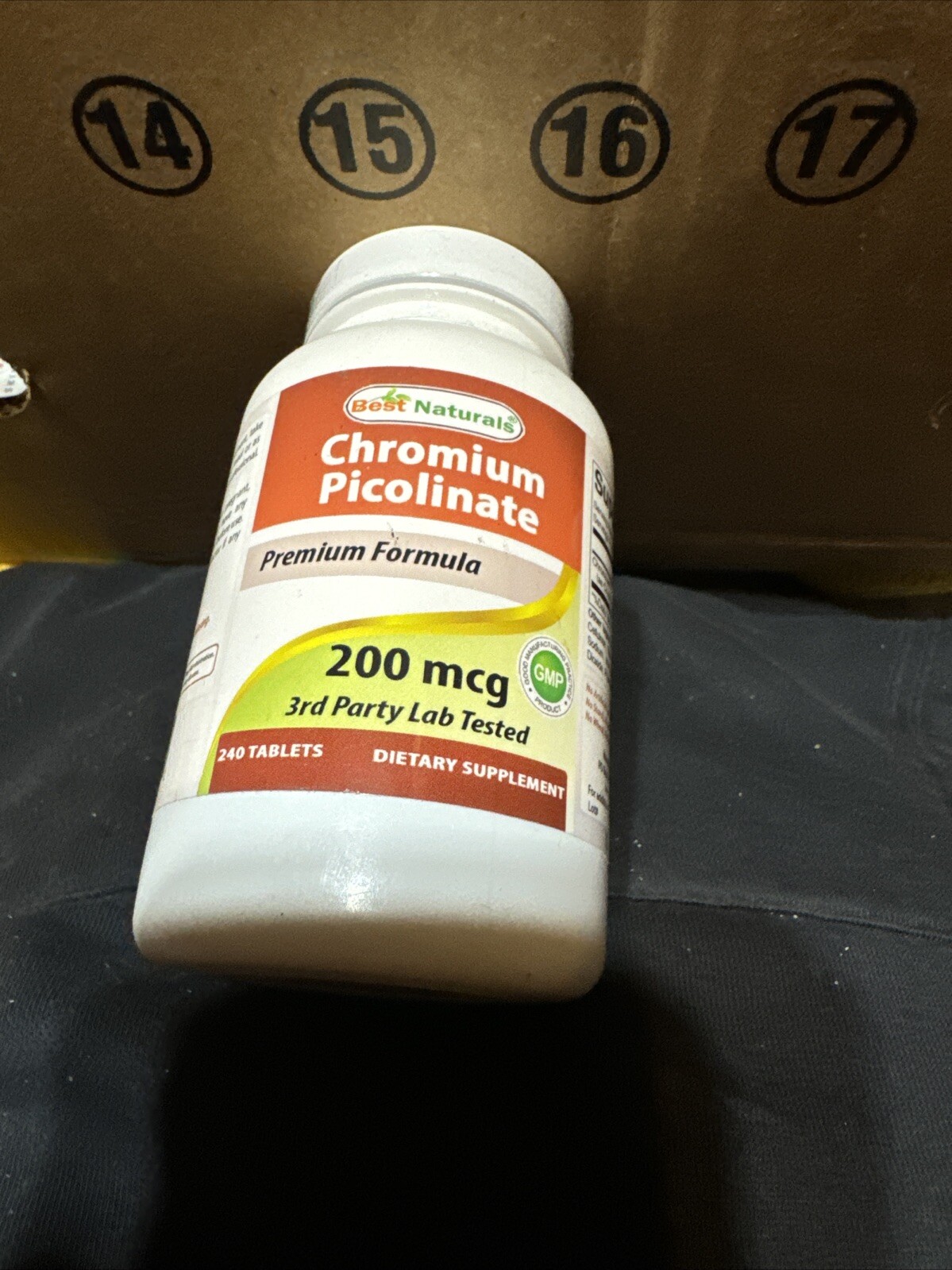 Best Naturals Chromium Picolinate Tablet, 200 mcg, 240 Count ...