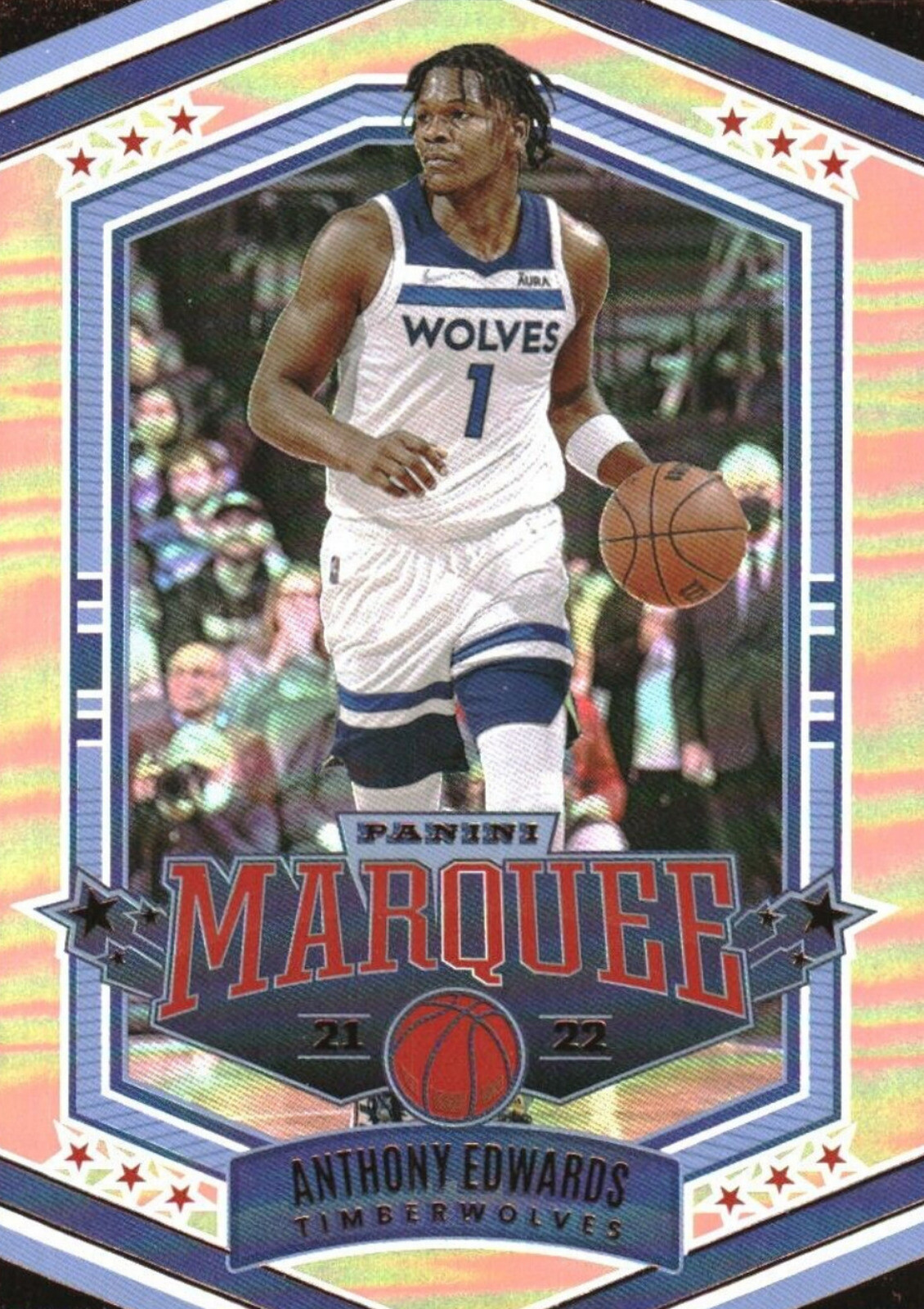 2021-22 Panini Chronicles - Marquee Bronze #355 Anthony Edwards for ...