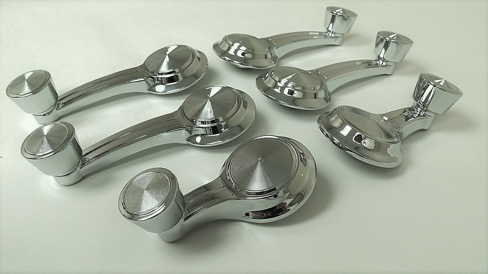 Impala Chrome Window Vent Crank Handle Set Chrome Chevelle GTO 64-66 6 ...