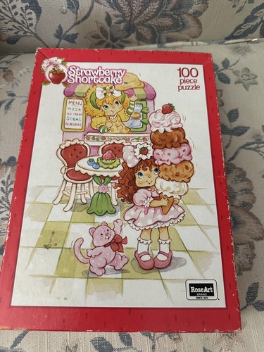 Vintage 1992 Strawberry Shortcake Puzzle 100 Pieces RoseArt Factory | eBay