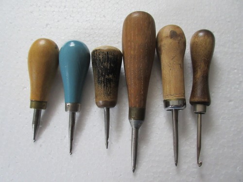 6 Old Vintage Rug Hooking Hooks Wooden Handles | eBay