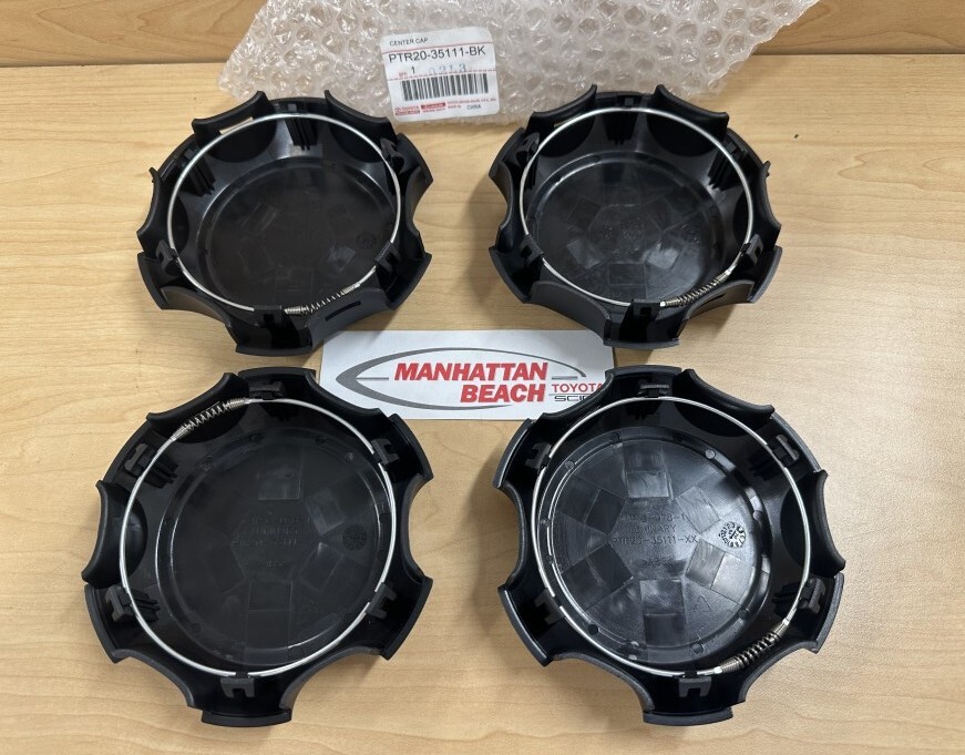 4RUNNER TRD PRO BLACK Wheel Center Cap PTR20-35111-BK GENUINE TOYOTA ...