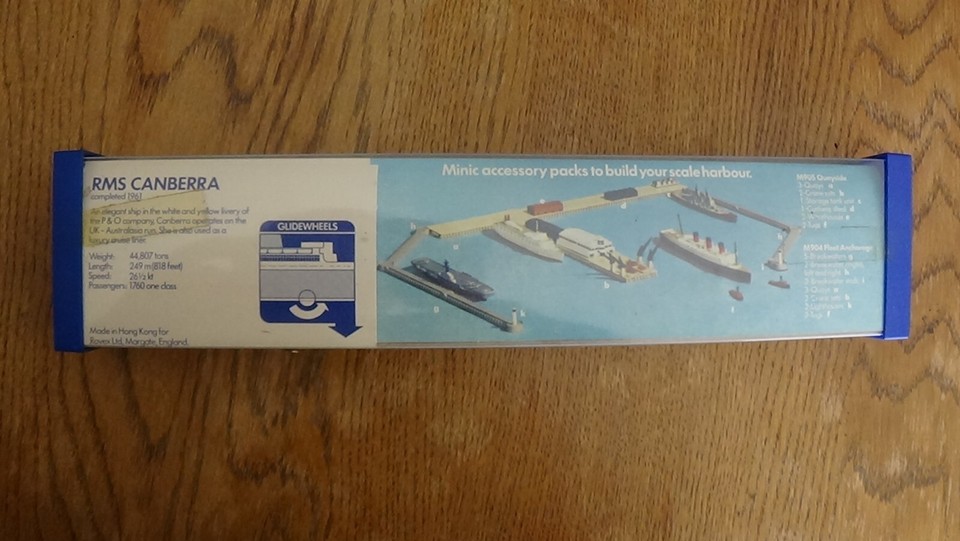 Minic Ships M715 Ocean Liner RMS Canberra 1:1200 Scale Diecast Model | eBay