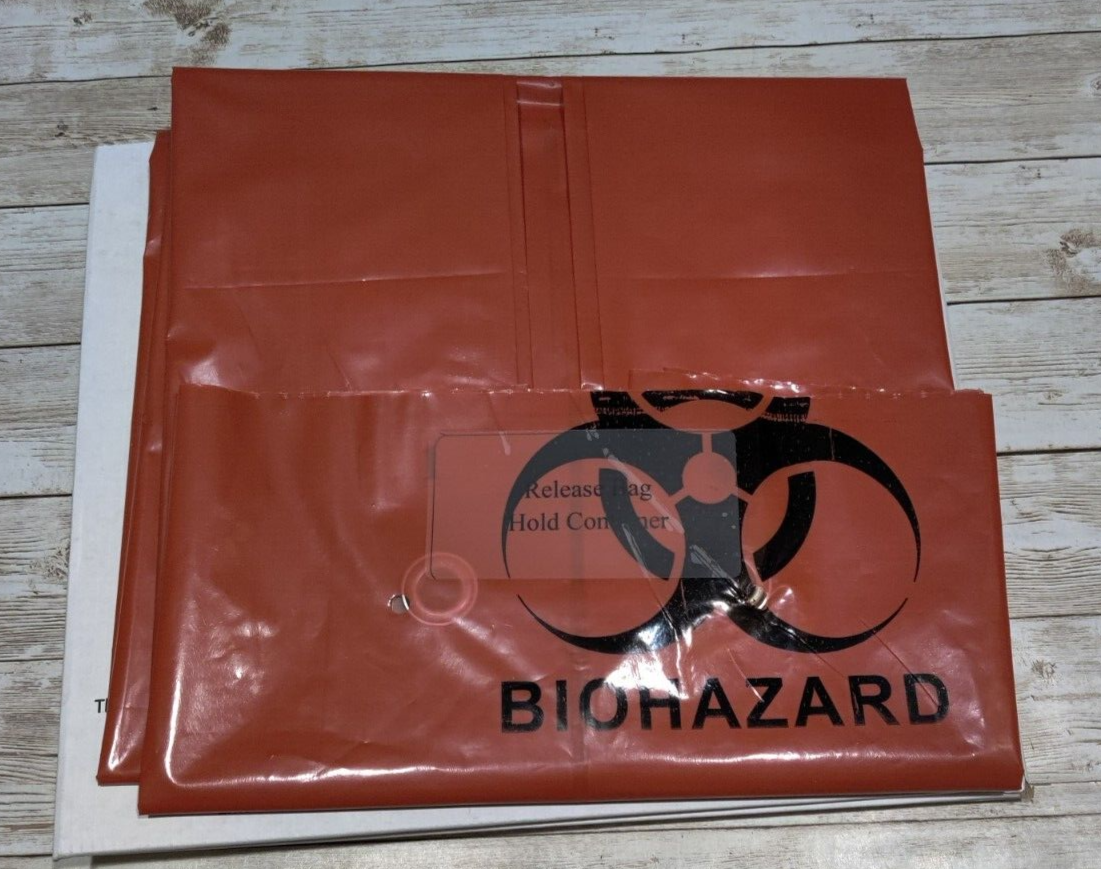 BioHazard Rapid Response Unit Spill Kit, Box and Large Biohazard Bag ...