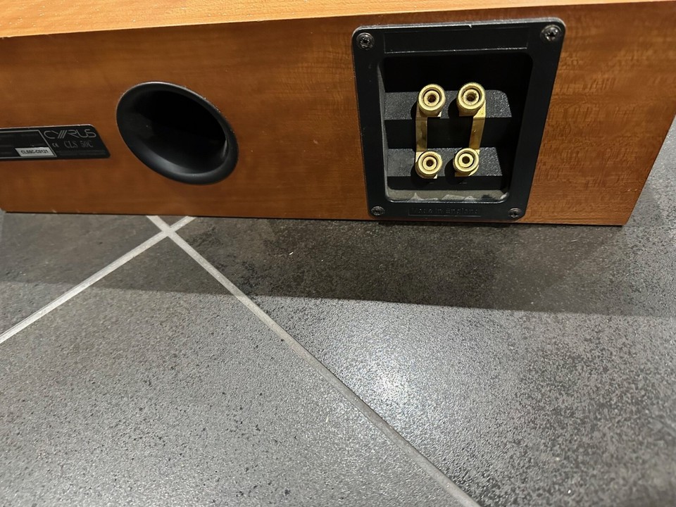 Cyrus CLS 50C - Hi-End HiFi Speaker with Real Cherry Wood Veneer | eBay UK