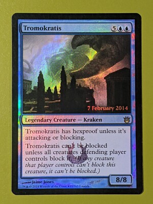 FOIL PROMO Tromokratis x1 Born of the Gods Launch Party Promo 1x MTG | eBay