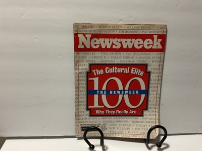 VINTAGE 1992 OCTOBER 5 NEWSWEEK MAGAZINE - THE CULTURAL ELITE FRONT ...