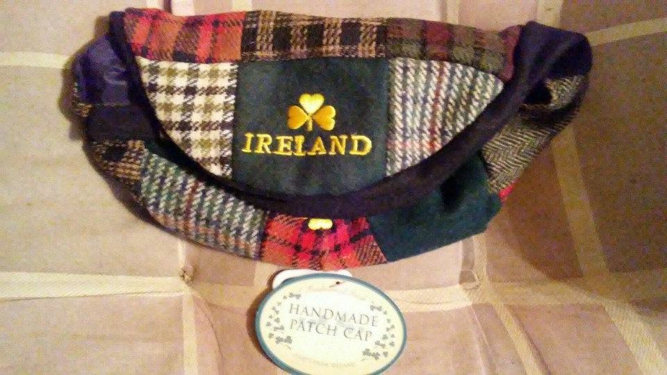 Handmade Patch Cap Traditional Irish A Gift From Ireland | eBay